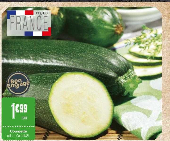 Promo Courgette chez Migros France - iCatalogue.fr