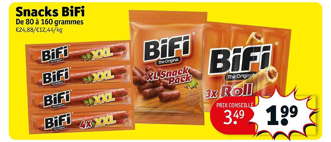 Promo Snacks Bifi chez Kruidvat - iCatalogue.fr