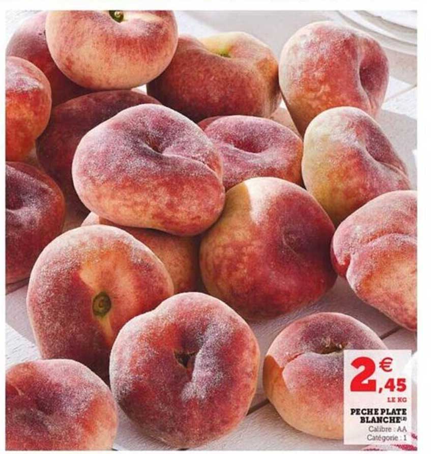 Promo Pêche Plate Blanche chez U Express - iCatalogue.fr