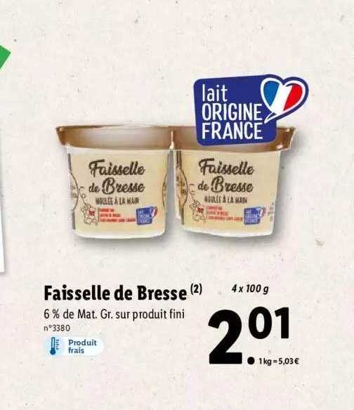 Promo Faisselle De Bresse chez Lidl - iCatalogue.fr