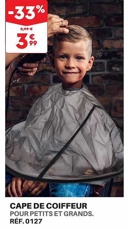 Promo Cape De Coiffeur chez Shopix - iCatalogue.fr