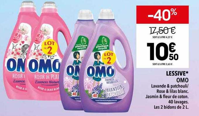 Promo Lessive Omo chez Supeco - iCatalogue.fr