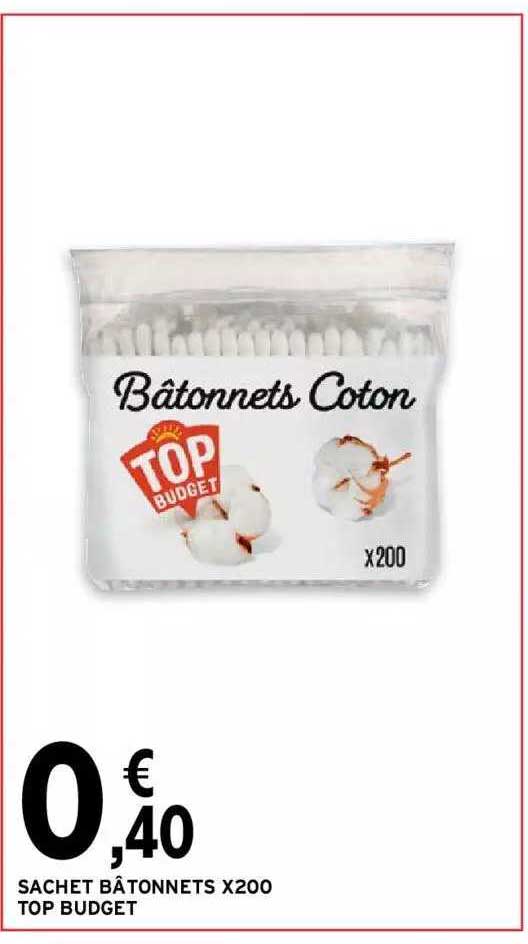 Promo Sachet Bâtonnets Top Budget chez Intermarché Hyper - iCatalogue.fr