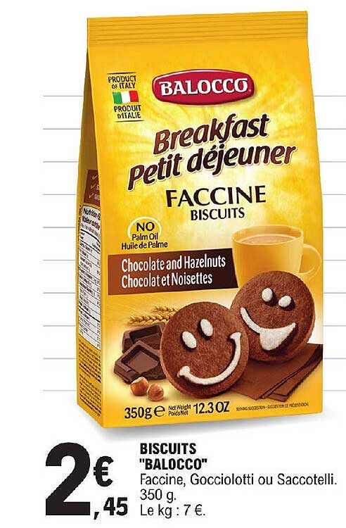 Promo Biscuits "balocco" chez E.Leclerc - iCatalogue.fr