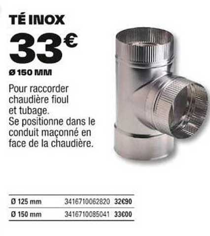 Promo Té Inox chez Brico Dépôt - iCatalogue.fr