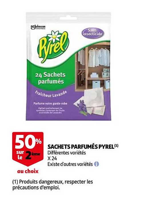 Promo Sachets Parfumés Pyrel chez Auchan - iCatalogue.fr