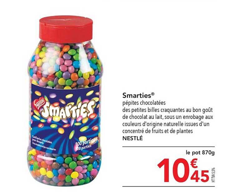 Promo Smarties Nestlé chez METRO - iCatalogue.fr