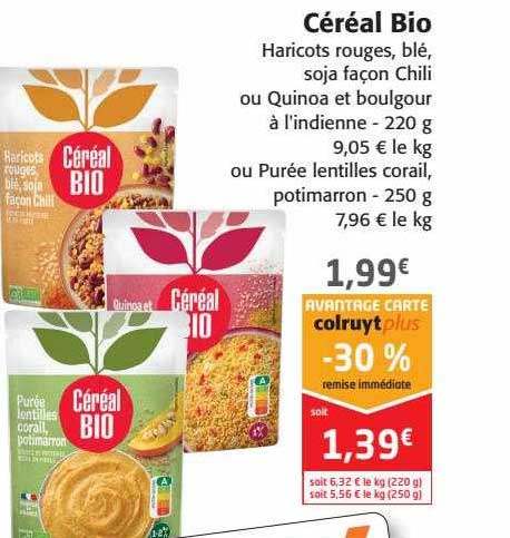 Promo Céréal Bio chez Colruyt - iCatalogue.fr