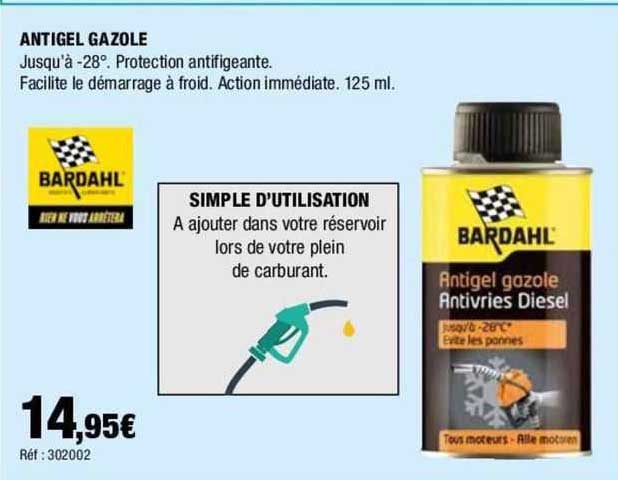 Promo Antigel Gazole chez Autobacs - iCatalogue.fr