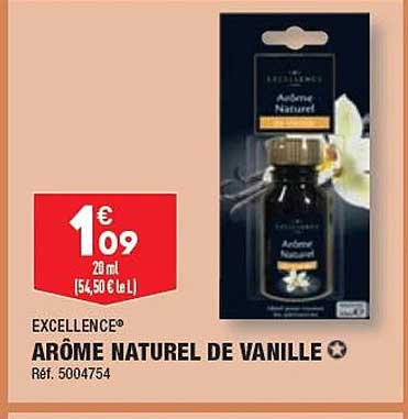 Promo Arôme Naturel De Vanille Excellence chez Aldi - iCatalogue.fr