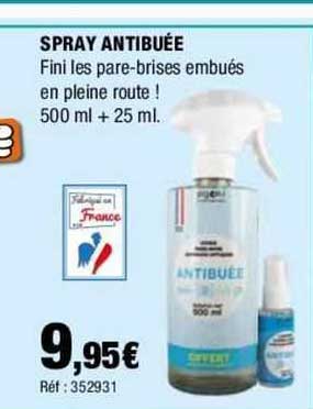 Promo Spray Antibuée chez Autobacs - iCatalogue.fr