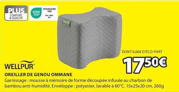 Promo Wellpur Oreiller De Genou Ommane chez JYSK - iCatalogue.fr