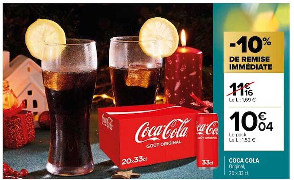 Promo Coca Cola Original chez Carrefour - iCatalogue.fr