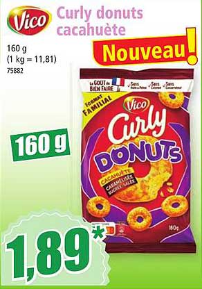 Promo Curly Donuts Cacahuète Vico chez Norma - iCatalogue.fr