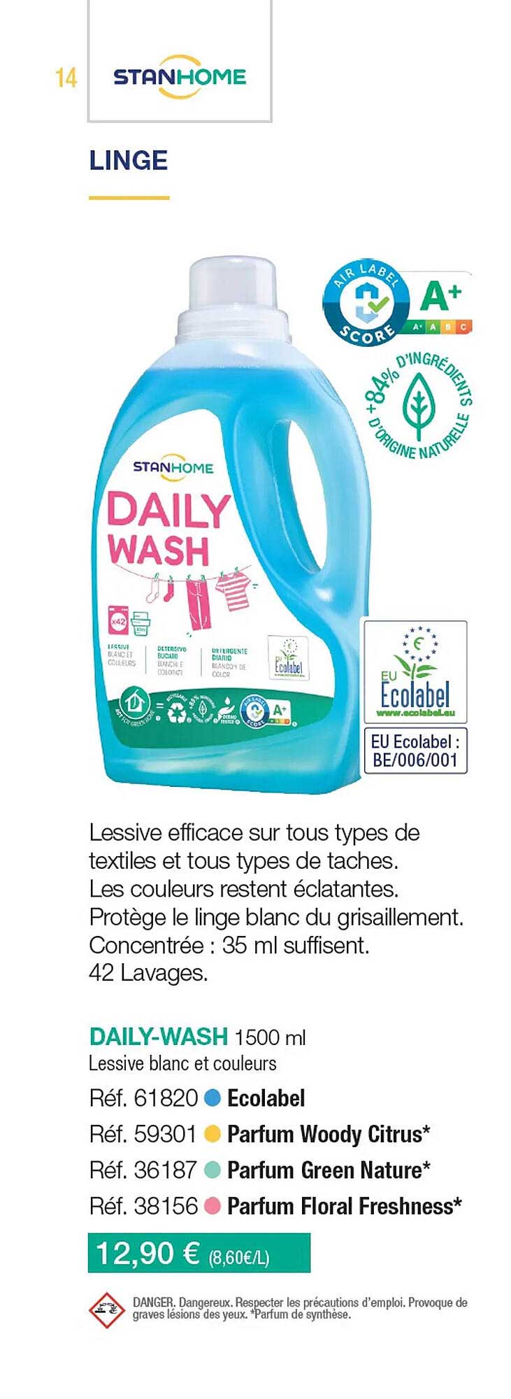 Promo Daily-wash chez Stanhome - iCatalogue.fr