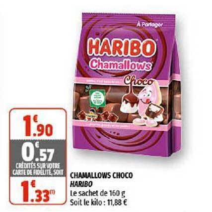 Promo Chamallows Choco Haribo chez Coccinelle Supermarché - iCatalogue.fr