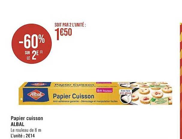 Promo Papier Cuisson Albal chez Casino Supermarchés - iCatalogue.fr