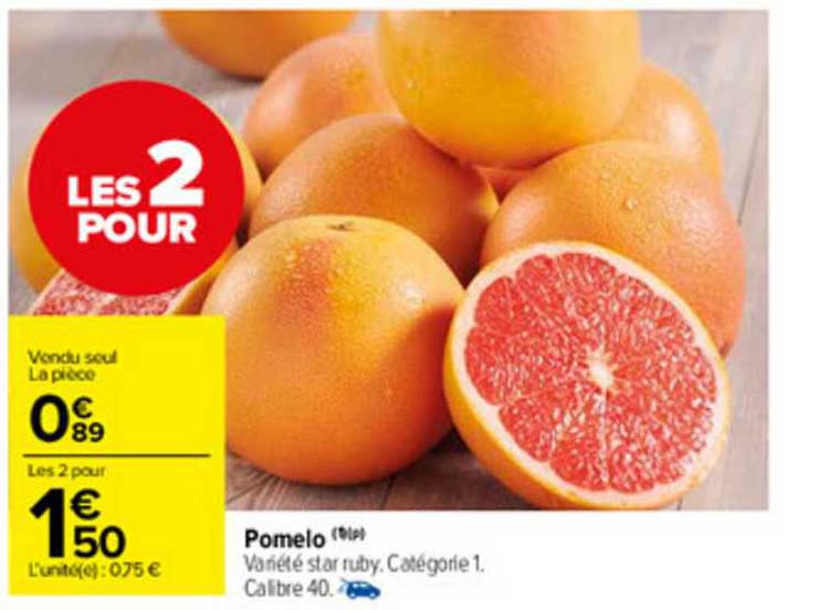 Promo Pomelo chez Carrefour Market - iCatalogue.fr