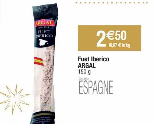 Promo Fuet Iberico Argal chez Migros France - iCatalogue.fr