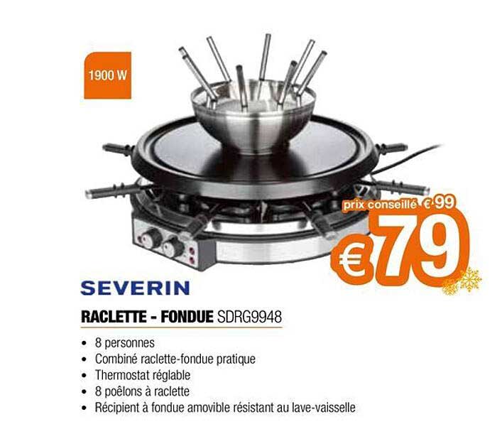 Promo Raclette - Fondue Severin chez Expert - iCatalogue.fr