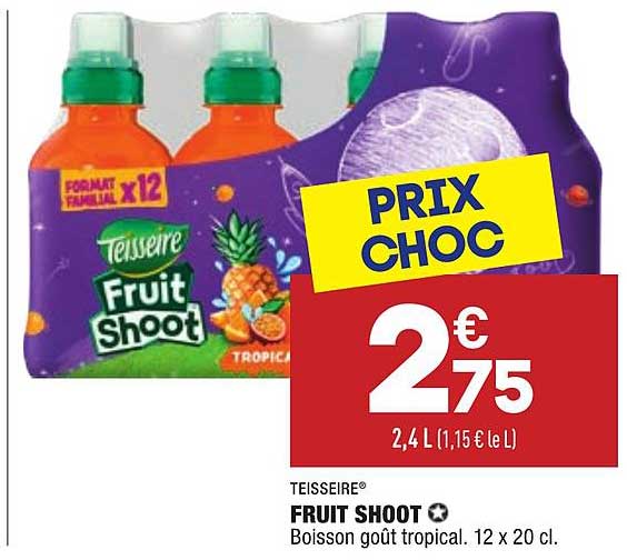 Promo Fruit Shoot Teisseire chez Aldi - iCatalogue.fr