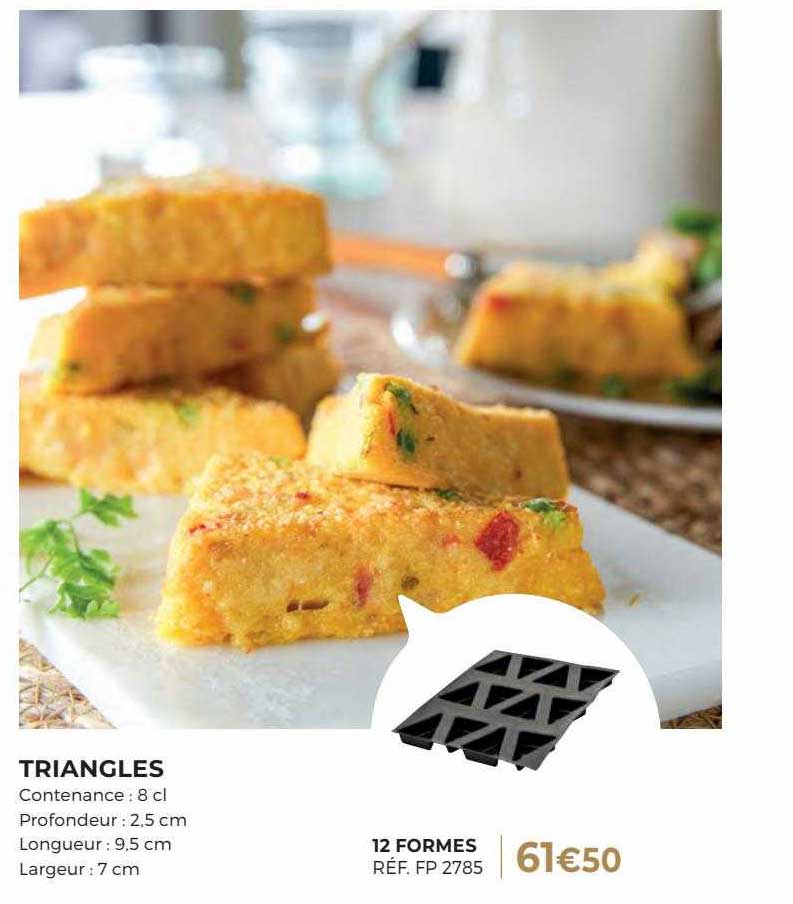 Promo Triangles chez Guy Demarle - iCatalogue.fr