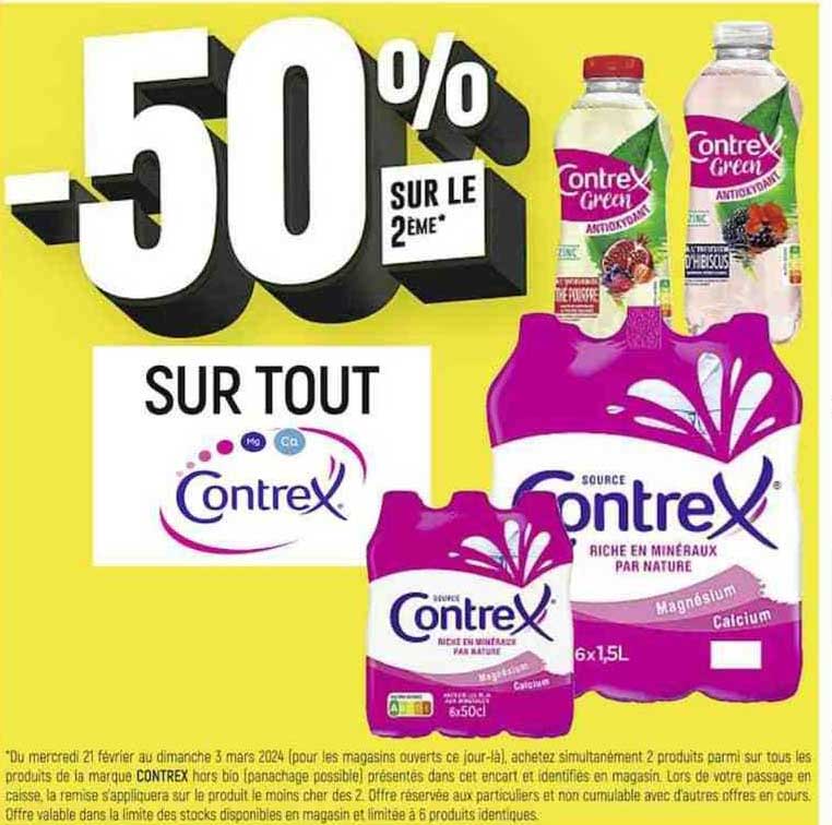 Promo Contrex chez Spar - iCatalogue.fr