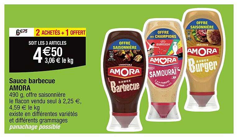 Promo Sauce Barbecue Amora chez Cora - iCatalogue.fr