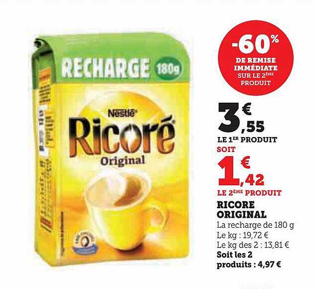 Promo Ricoré Original chez Hyper U - iCatalogue.fr