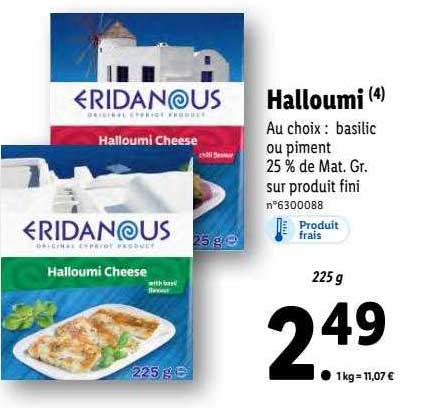 Promo Halloumi chez Lidl - iCatalogue.fr