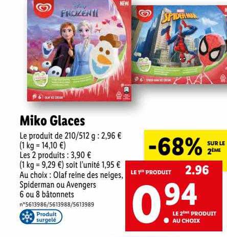 Promo Miko Glaces chez Lidl - iCatalogue.fr
