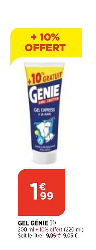 Promo Gel Génie chez Atac - iCatalogue.fr