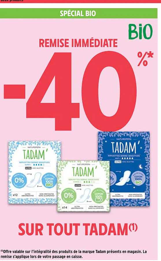 Promo Tadam chez Intermarché - iCatalogue.fr