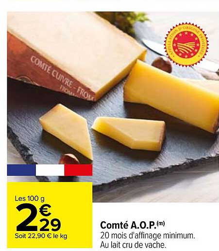 Promo Comté A.o.p. chez Carrefour - iCatalogue.fr