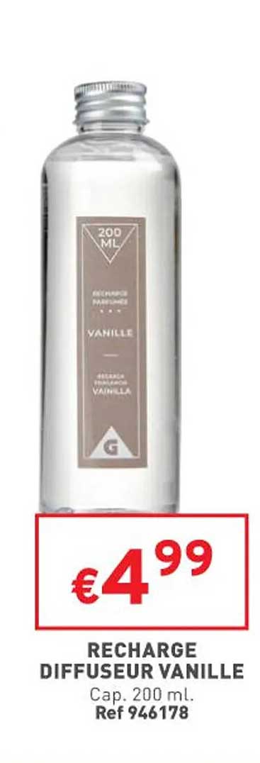 Promo Recharge Diffuseur Vanille chez Trafic - iCatalogue.fr