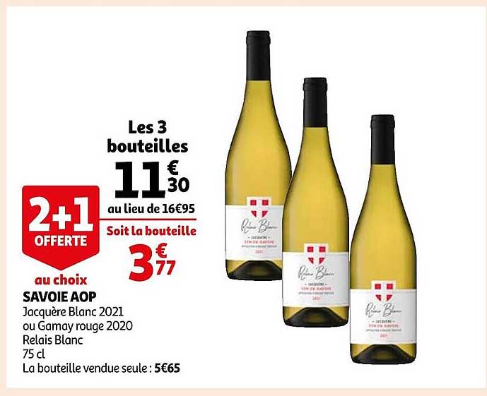 Offre Savoie Aop chez Auchan Offre Savoie Aop chez Auchan
