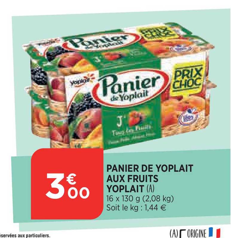 Promo Panier De Yoplait Aux Fruits Yoplait chez Bi1 - iCatalogue.fr