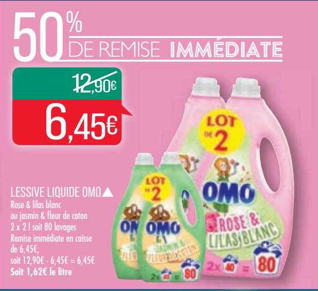 Promo Lessive Liquide Omo chez Match - iCatalogue.fr