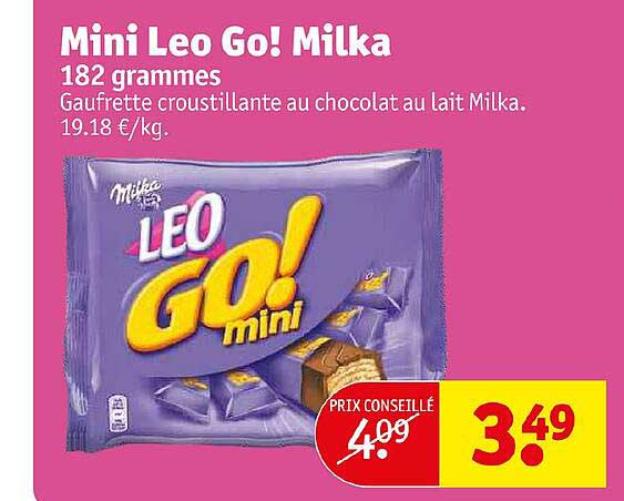 Promo Mini Leo Go! Milka chez Kruidvat - iCatalogue.fr