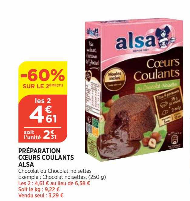 Offre Alsa Préparation Pour Muffin chez Aldi