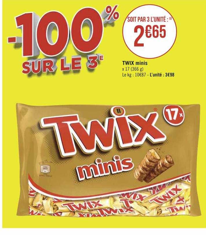 Promo Twix Minis chez Géant Casino - iCatalogue.fr