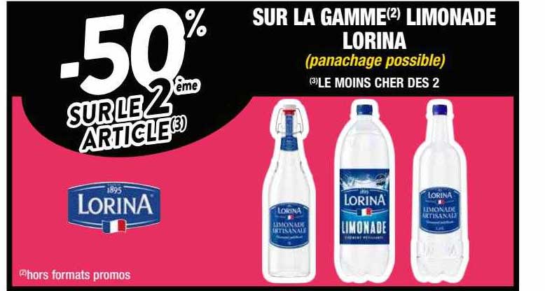 Promo La Gamme Limonade Lorina chez Cora - iCatalogue.fr