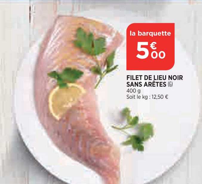Promo Filet De Lieu Noir Sans Arêtes chez Bi1 - iCatalogue.fr