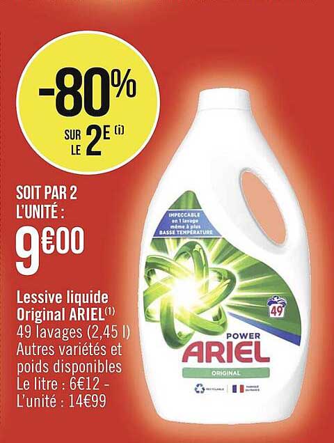 Offre Lessive Liquide Formil Original chez Lidl