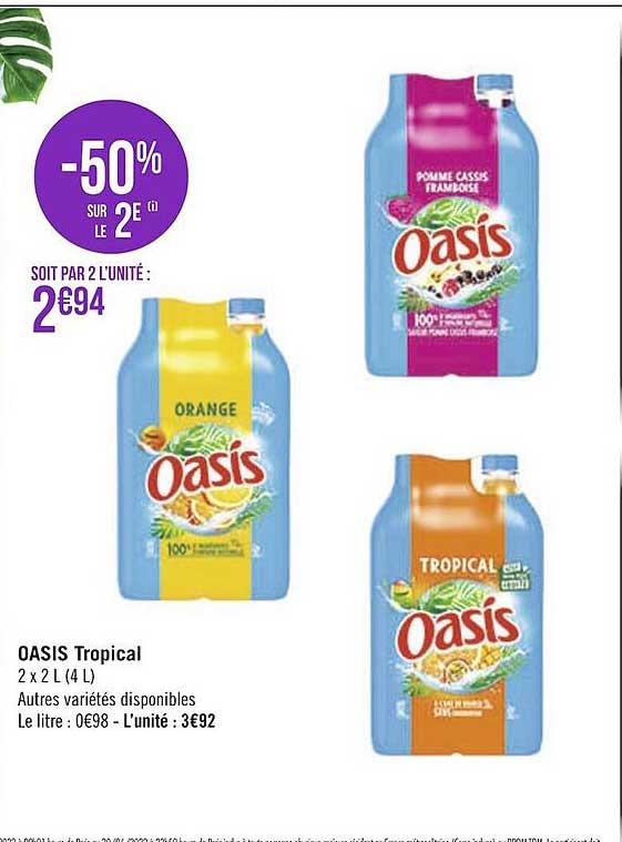 Offre Oasis Tropical chez Lidl