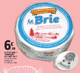 Promo Le Peti Brie "érmitage" chez E.Leclerc - iCatalogue.fr