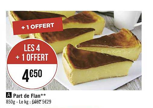 Promo Part De Flan chez Géant Casino - iCatalogue.fr