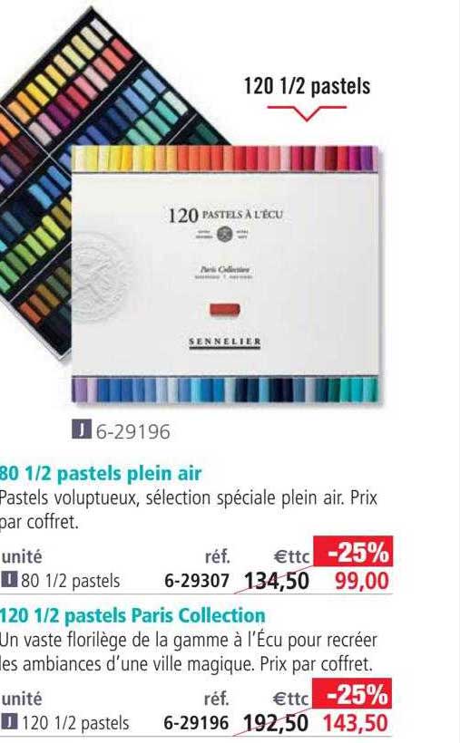 Promo 120 1/2 Pastels Paris Collection chez Le Géant des Beaux-Arts ...