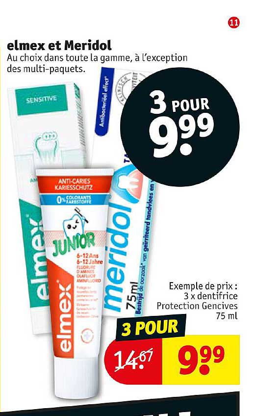 Promo Elmex Et Meridol chez Kruidvat - iCatalogue.fr