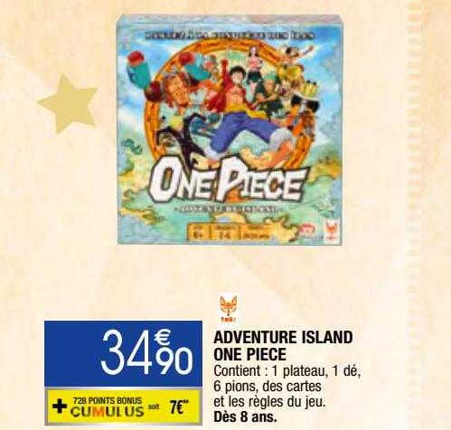 Promo Adventure Island One Piece chez Migros France - iCatalogue.fr